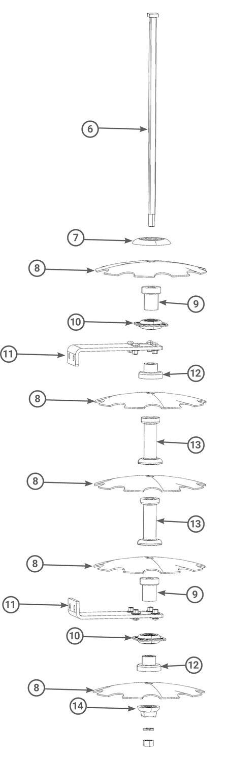 MDD6 - Disc Gang - Tarter Parts